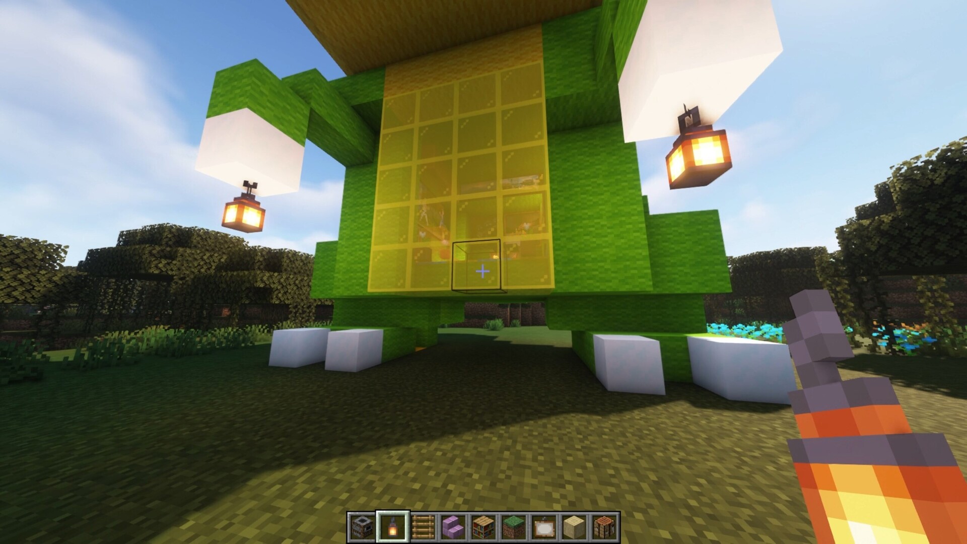 Dino house in Minecraft Minecraft Map