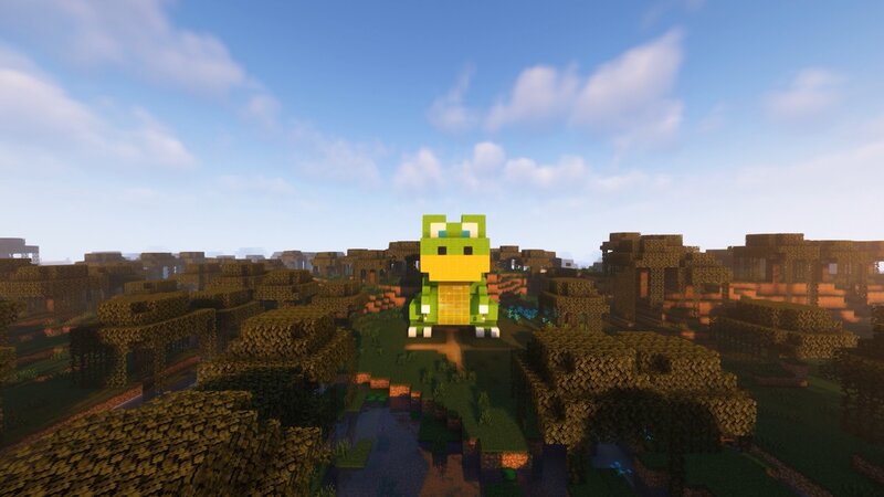 Dino house in Minecraft Minecraft Map