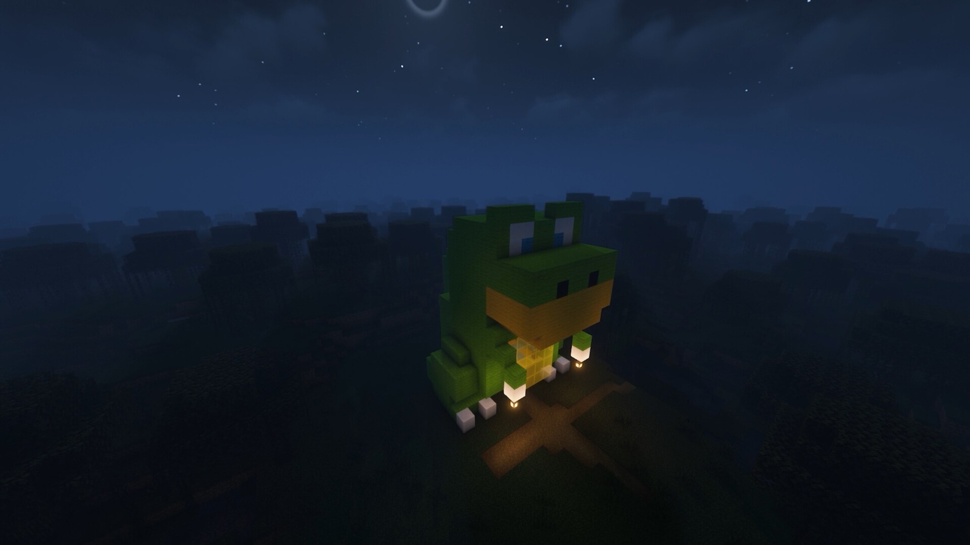 Dino house in Minecraft Minecraft Map