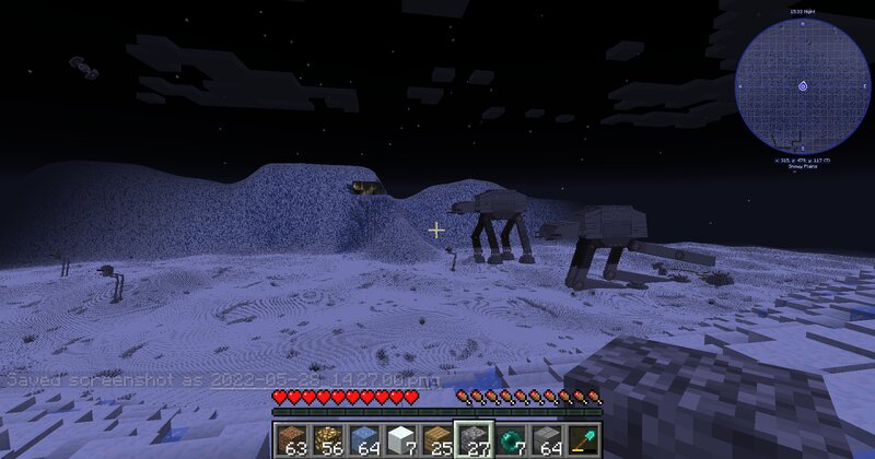 Starwars Hoth Minecraft Map