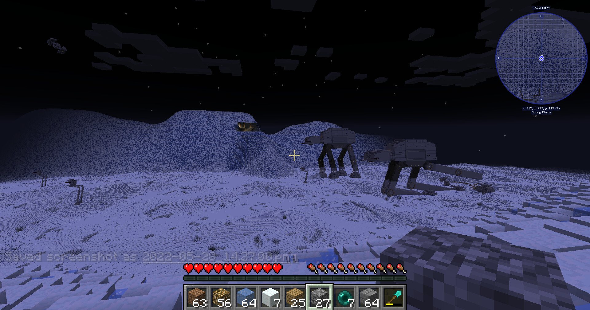 Starwars Hoth Minecraft Map