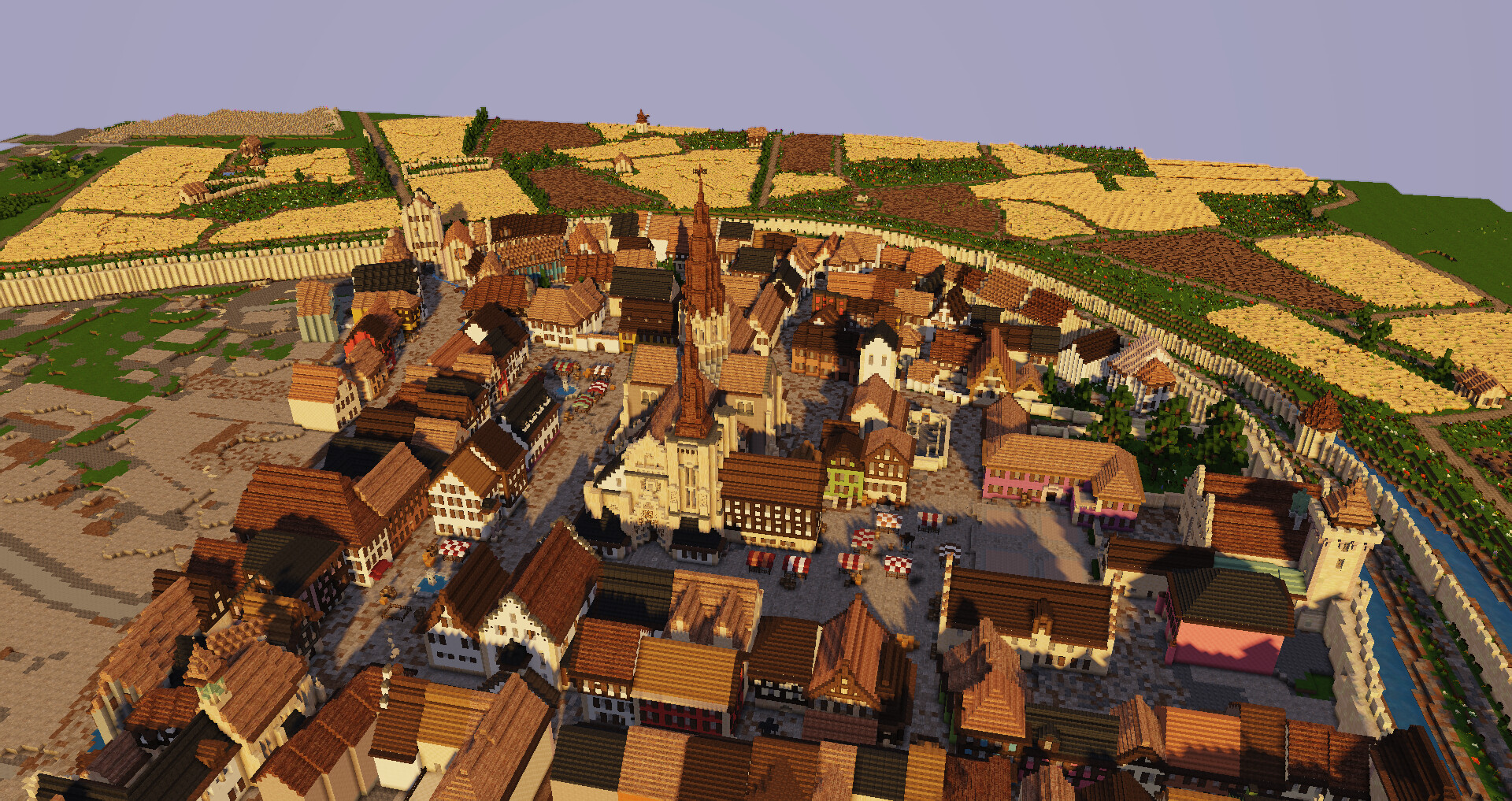 A district of Rouffach, Alsace! Minecraft Map