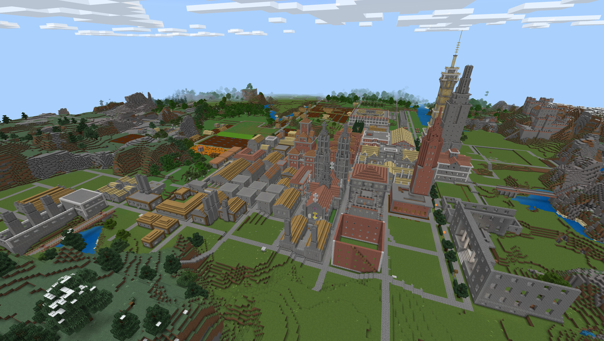 New Münister City Survival Minecraft Map
