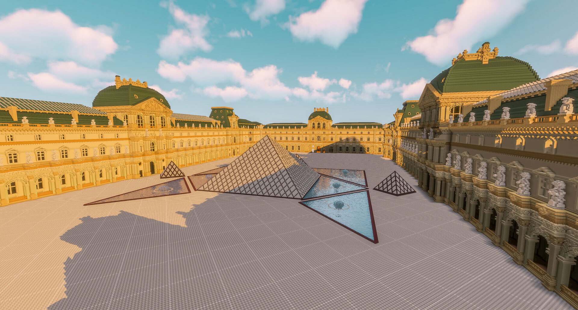 Louvre CryptoPunk Museum — A 2700x1000 1-to-1 Minecraft Recreation ...