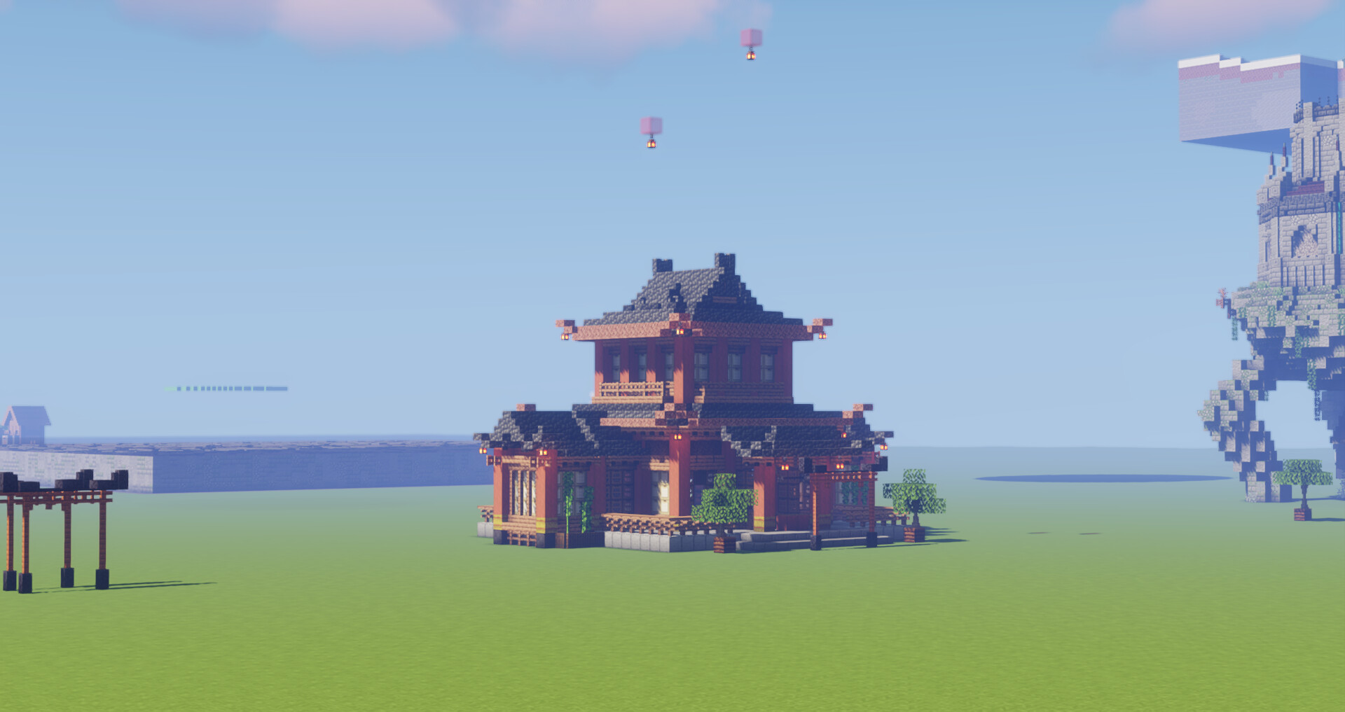 Realistic Japanese Shrine Minecraft Map