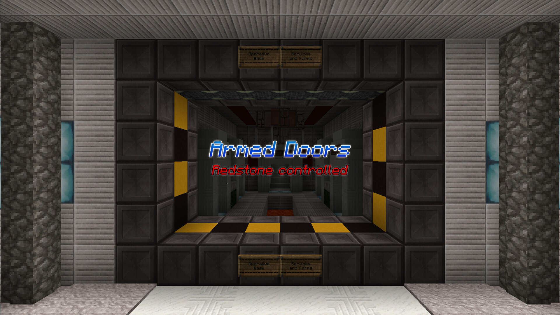 1.19 Java Huge Bunker, tons of secret passages, redstone and command ...