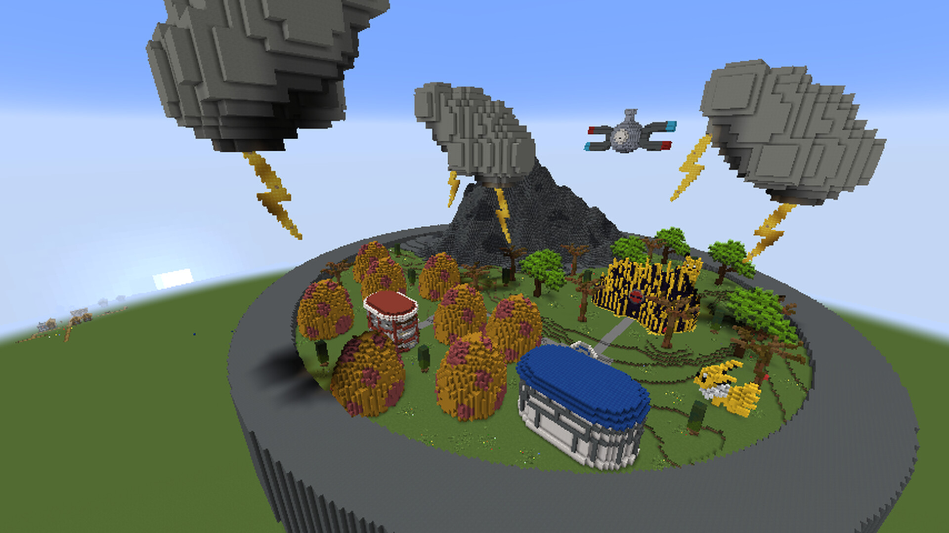 Pixelmon/pokemon Electric Gym Spawn 1.16 - 1.19 Free Download Minecraft Map