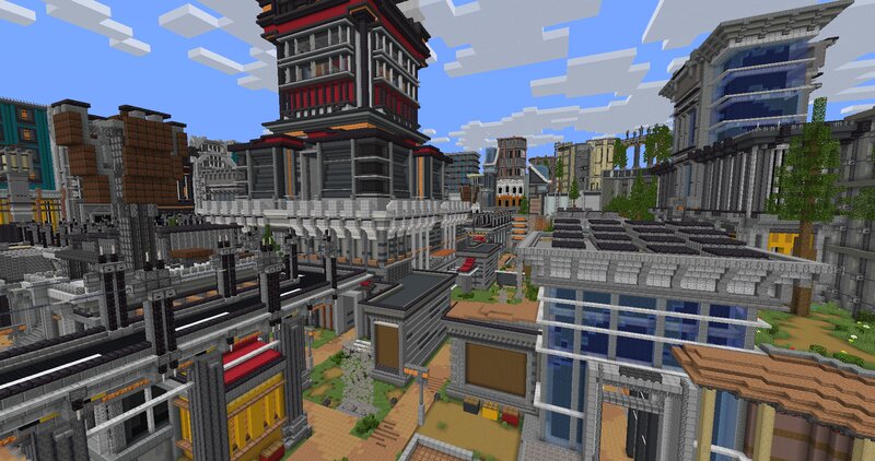 Busy City Minecraft Map