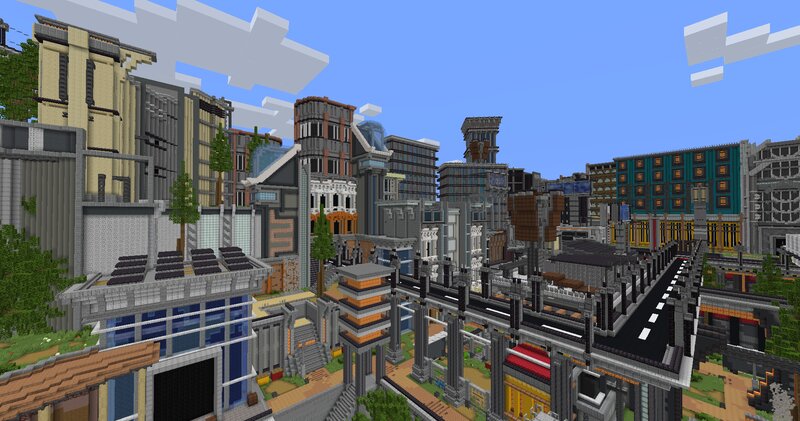 Busy City Minecraft Map