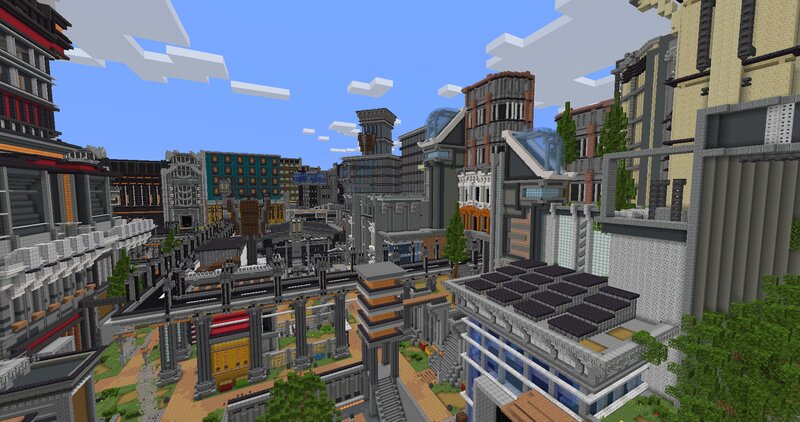 Busy City Minecraft Map
