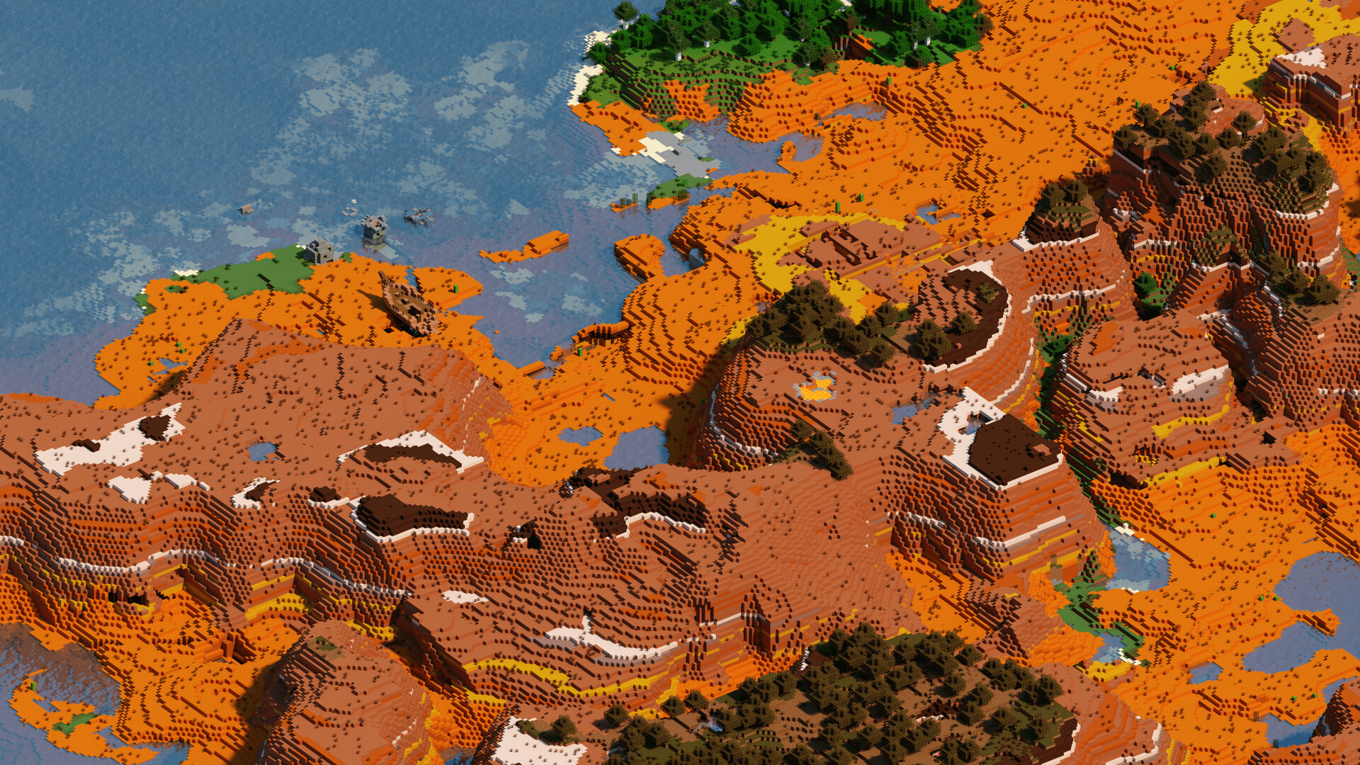 Mesa Mansion Spawn Island - 1.19 Map Showcase (Java & Bedrock ...