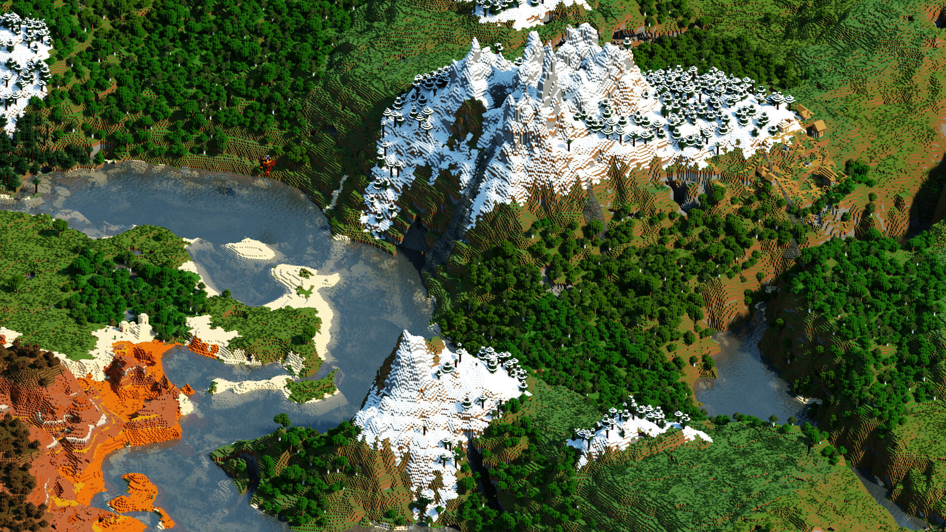 Mesa Mansion Spawn Island - 1.19+ Map Showcase (Java & Bedrock ...