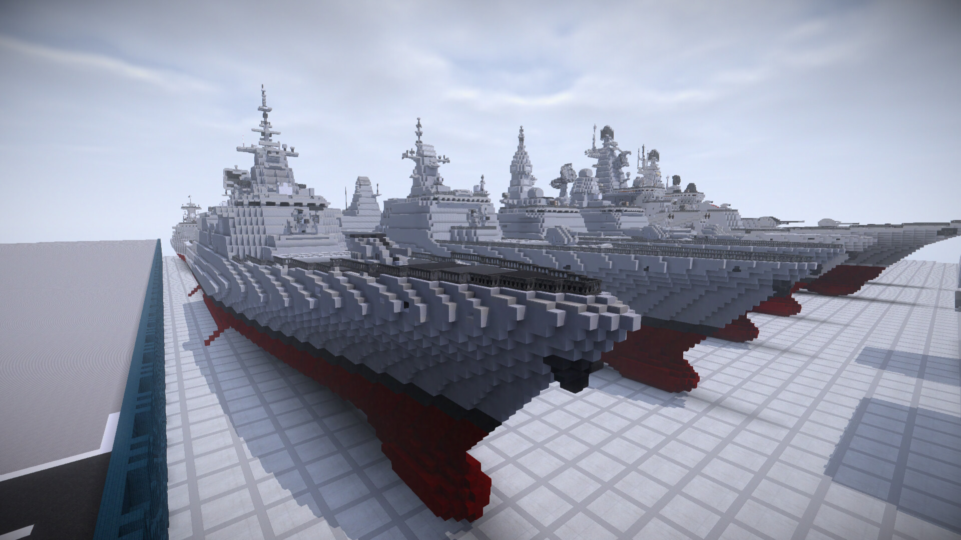 PLAN Future Frigate Type 057-054B,C,D Minecraft Map