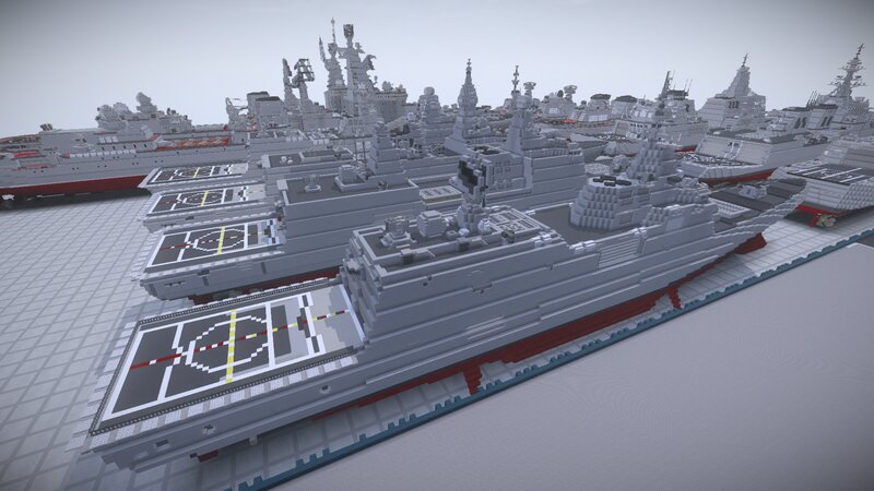 PLAN Future Frigate Type 057-054B,C,D Minecraft Map