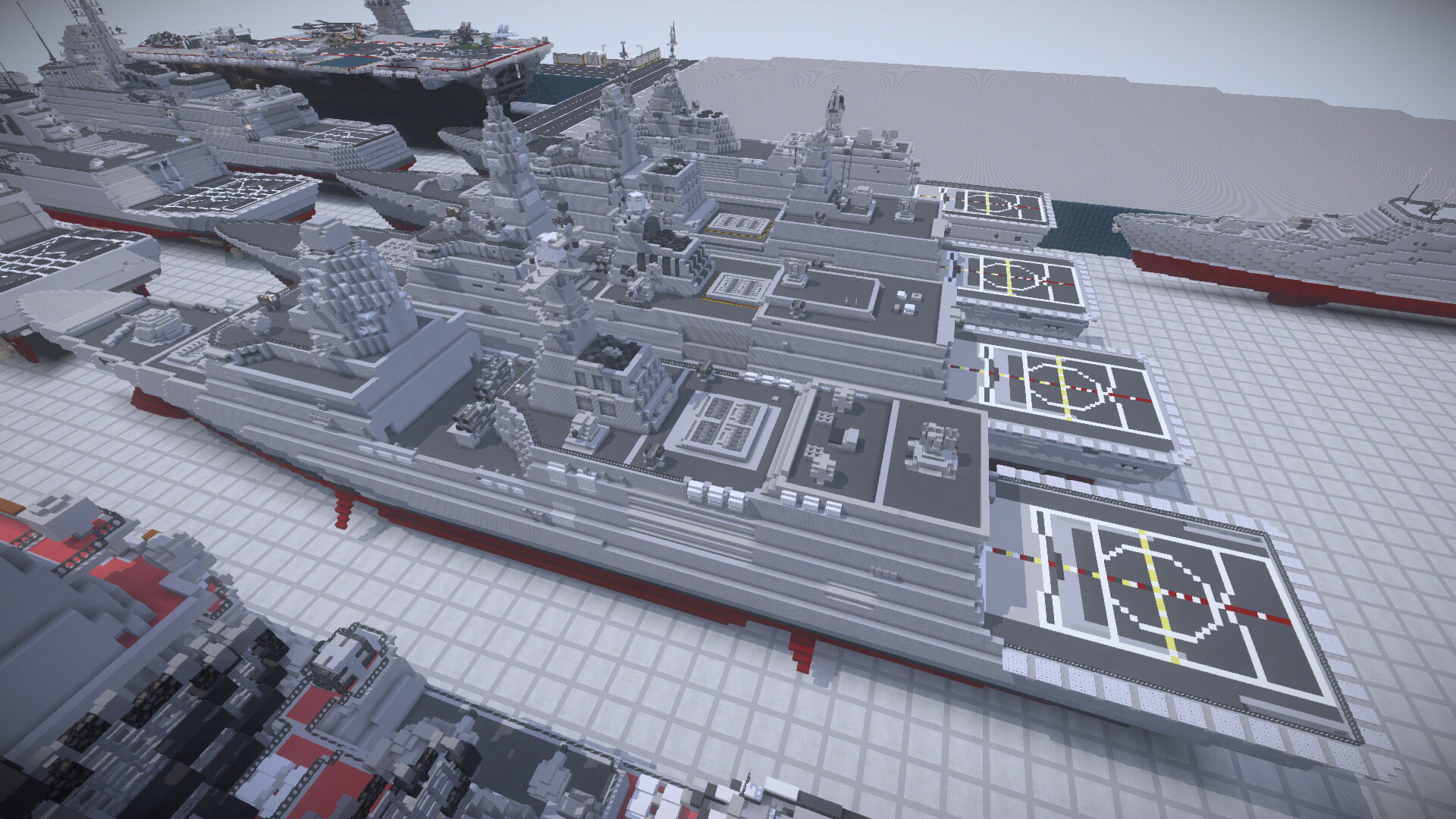 PLAN Future Frigate Type 057-054B,C,D Minecraft Map