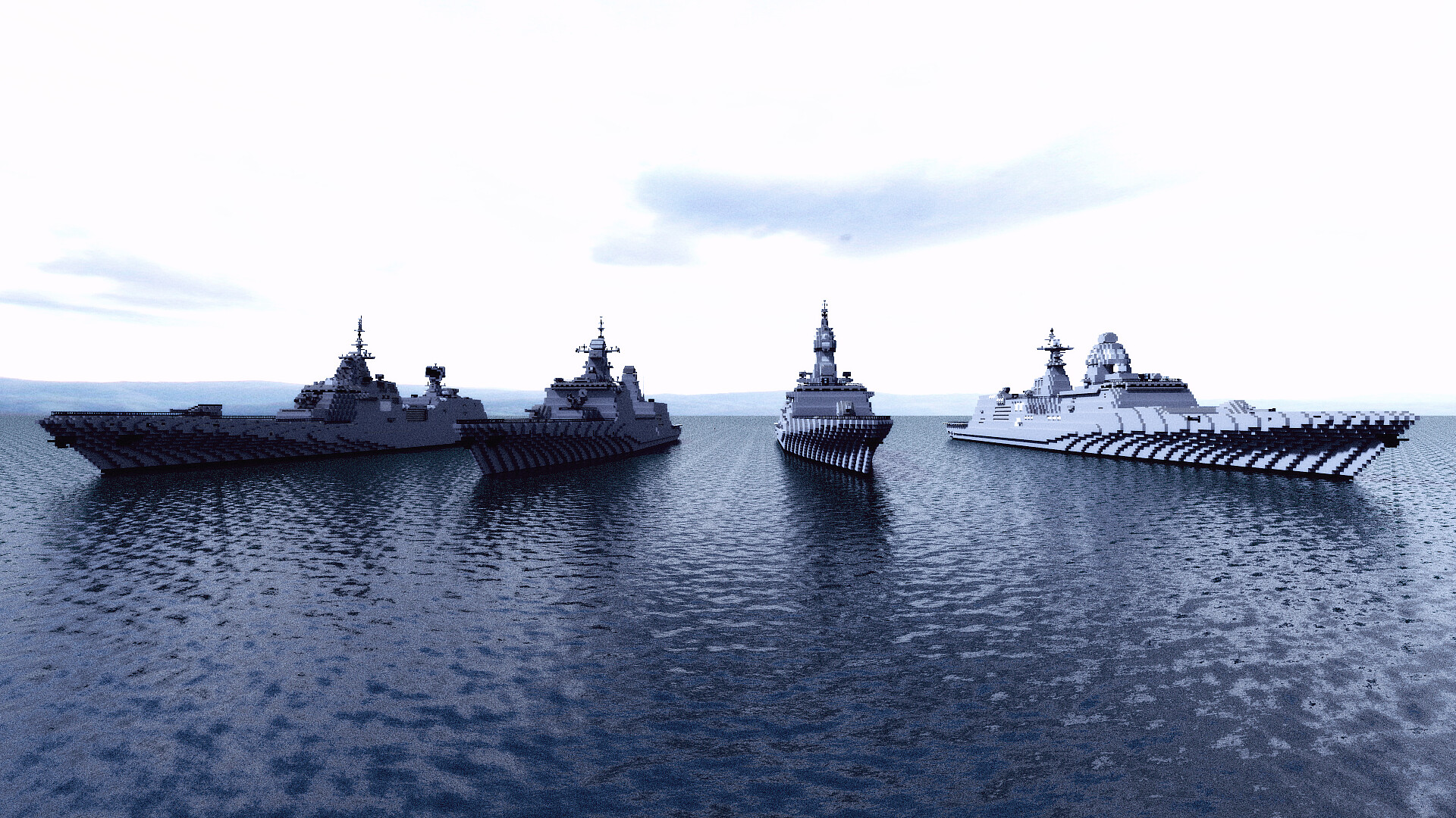 PLAN Future Frigate Type 057-054B,C,D Minecraft Map