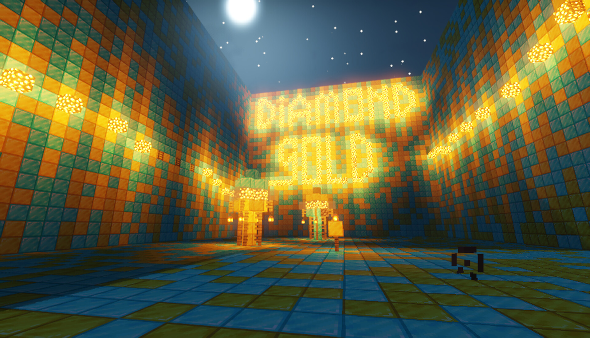 4 rooms parkour Minecraft Map