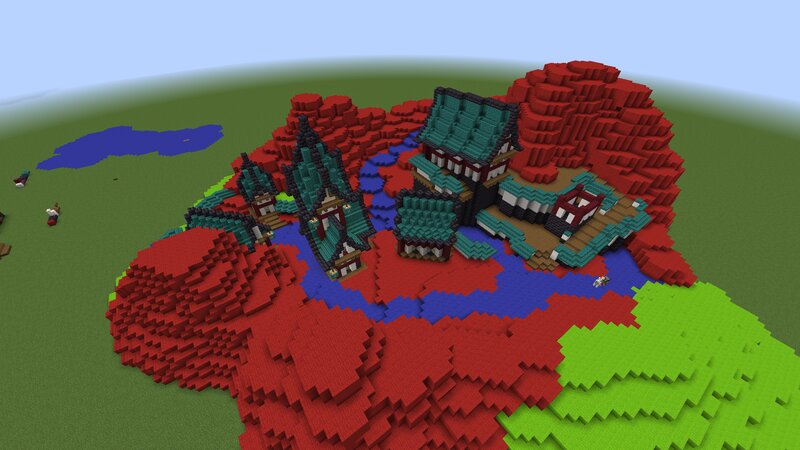 Japanese village (Finished 100%) Minecraft Map