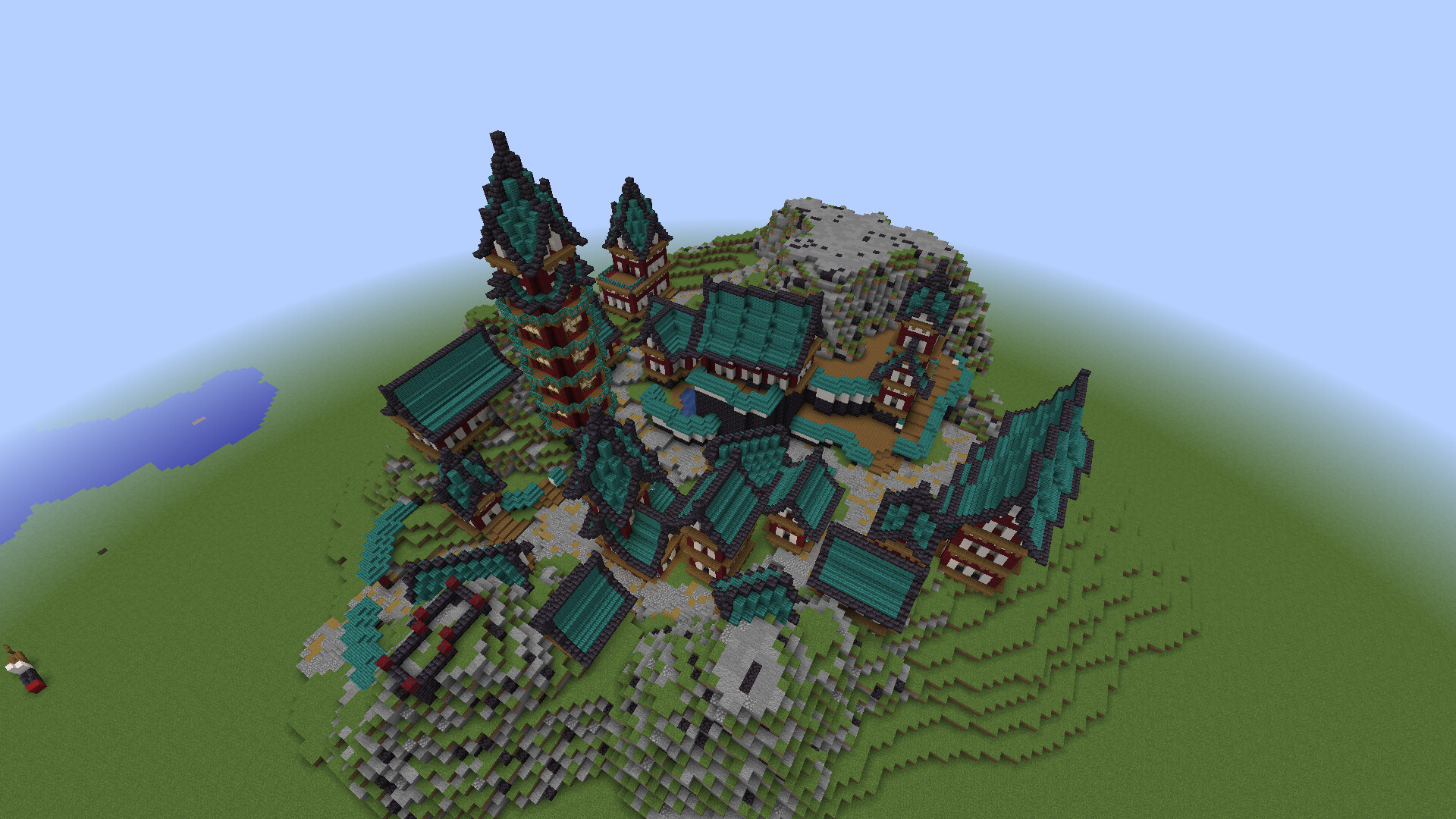 Japanese village (Finished 100%) Minecraft Map