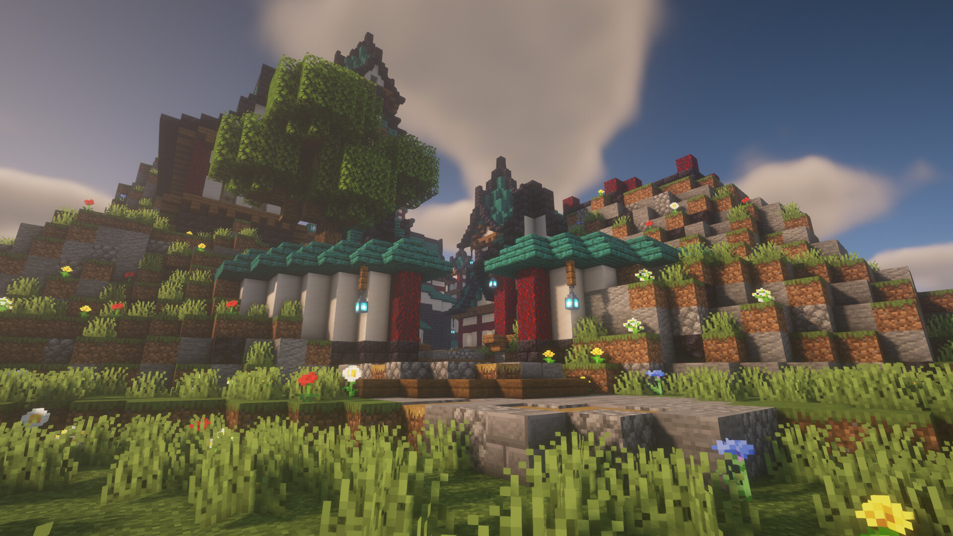 Japanese village (Finished 100%) Minecraft Map