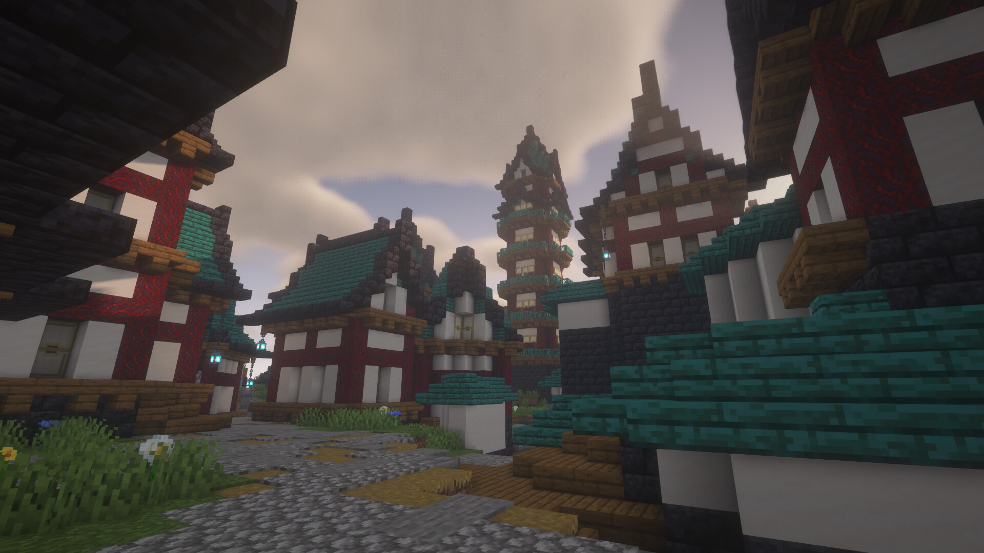 Japanese village (Finished 100%) Minecraft Map