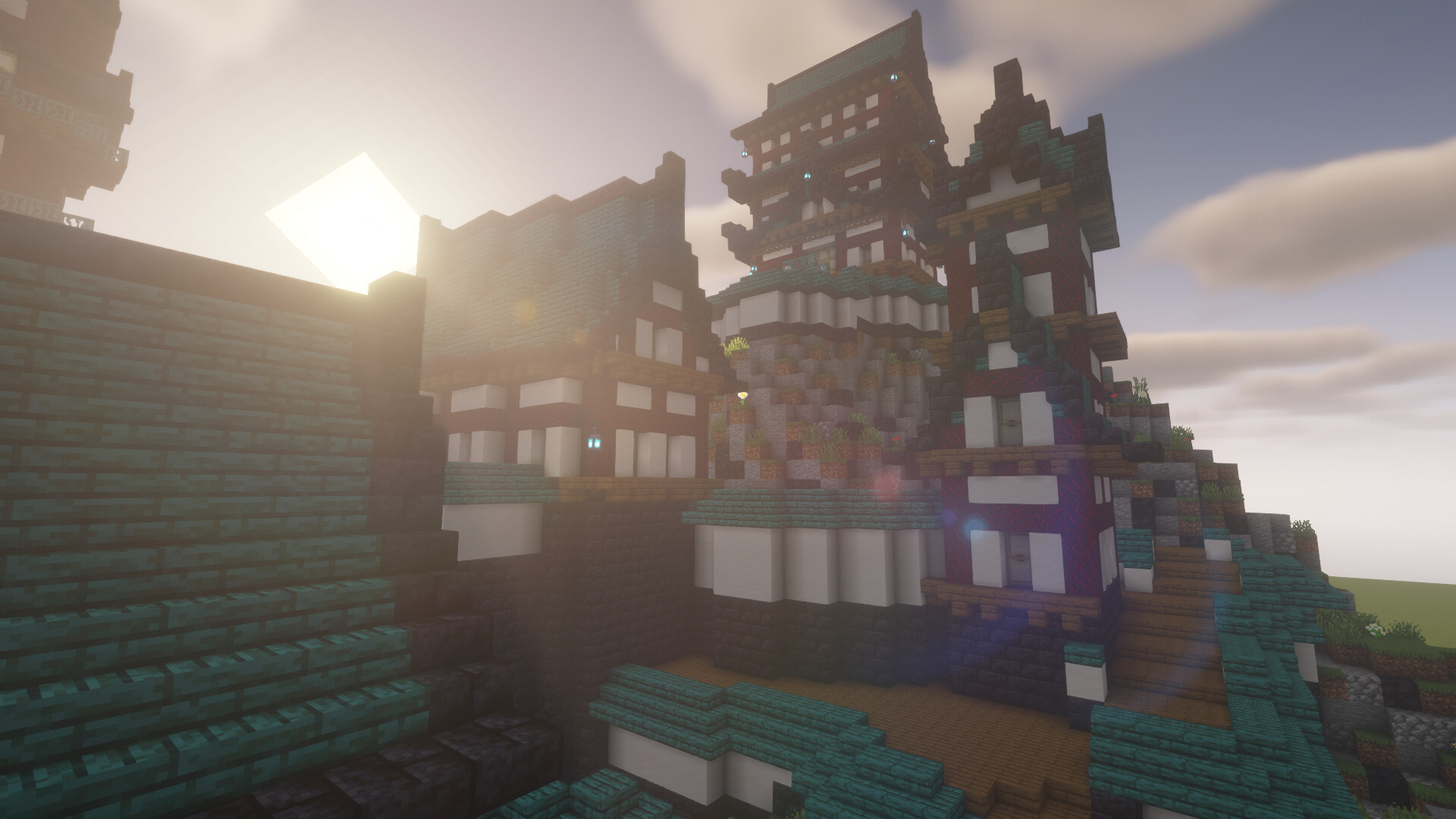 Japanese village (Finished 100%) Minecraft Map