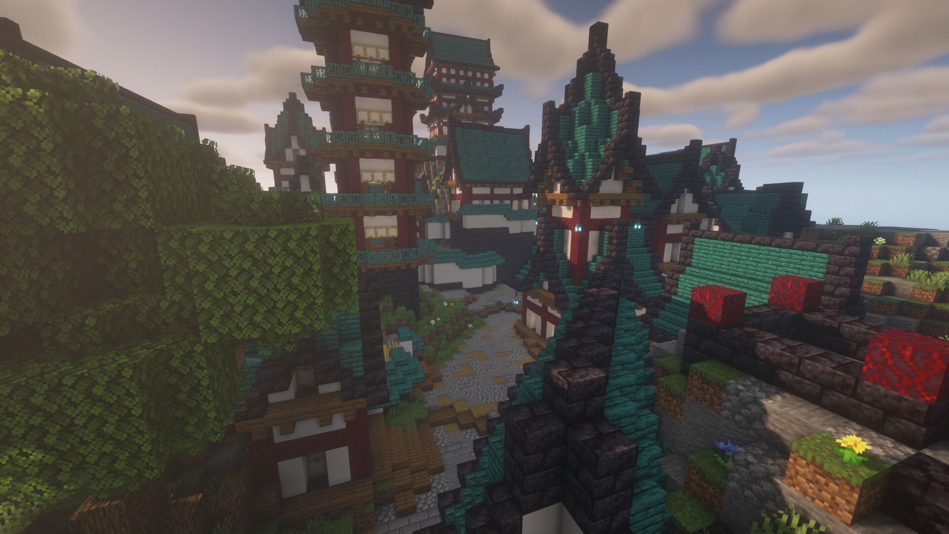 Japanese village (Finished 100%) Minecraft Map