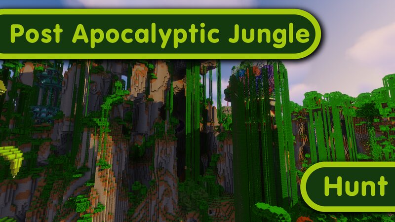 Post Apocalyptic Jungle Hunt Minecraft Map