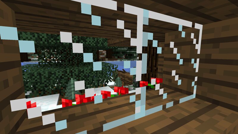 Grand Mesa-ish Mesa with Cabin, Barbecue and Outdoor Table, and Lookout Point Minecraft Map