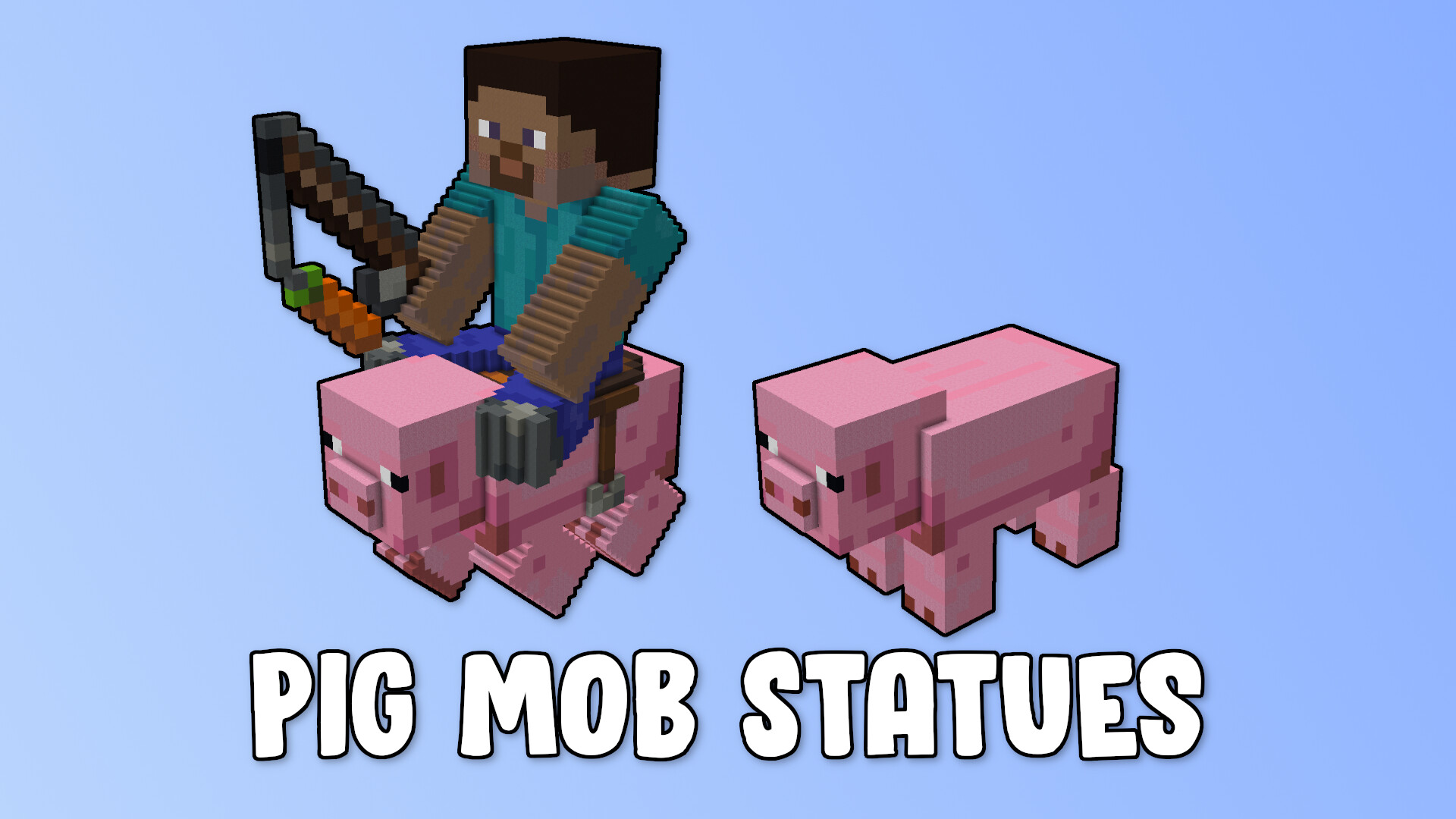 Pig Mob Statues Minecraft Map