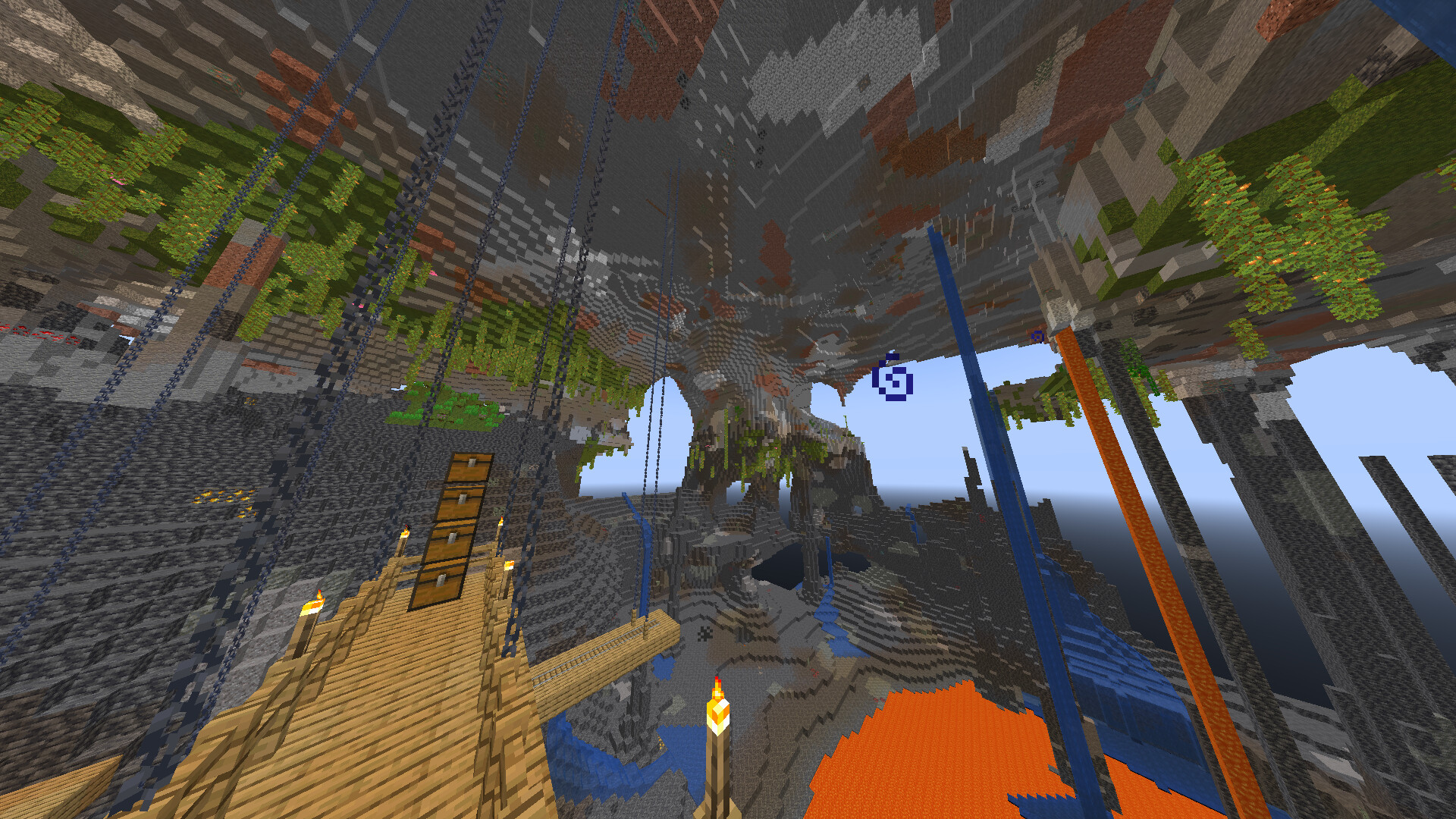 Jungle Cave Base Minecraft Map