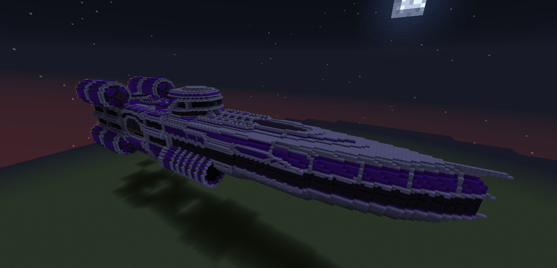 Futuristic Spaceship Minecraft Map
