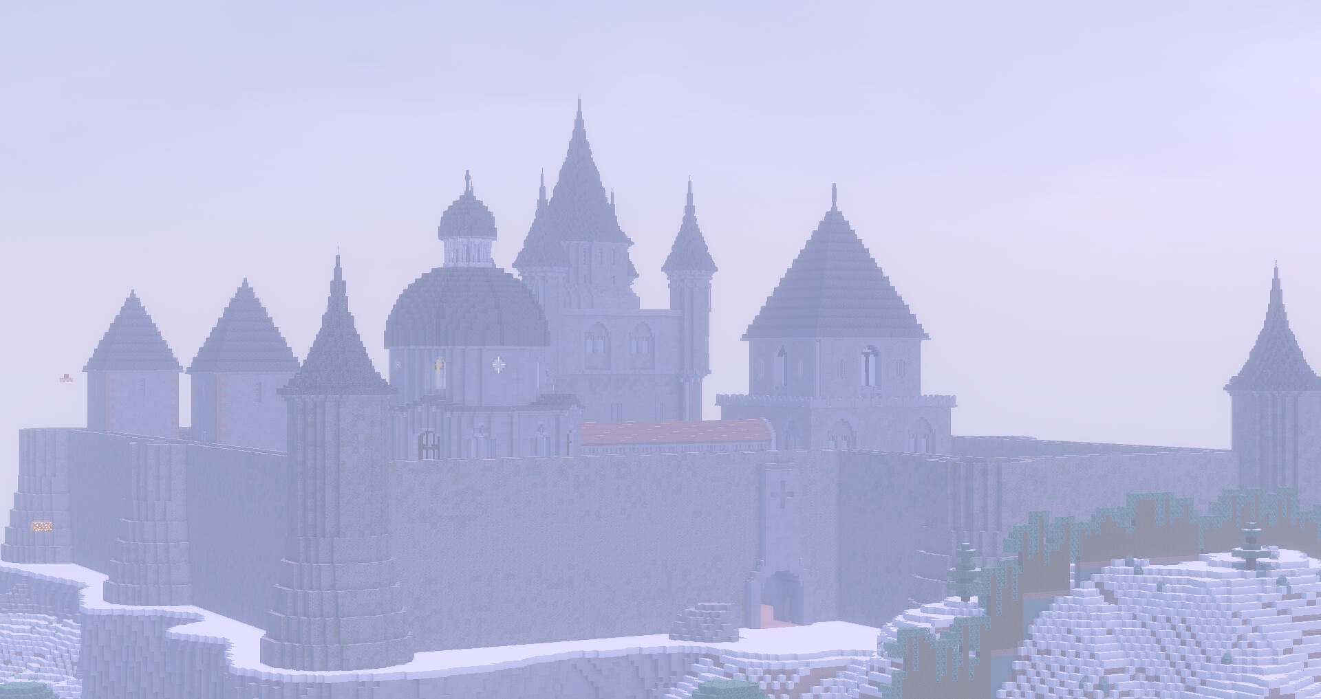 Medieval Castle Fortress Minecraft Map
