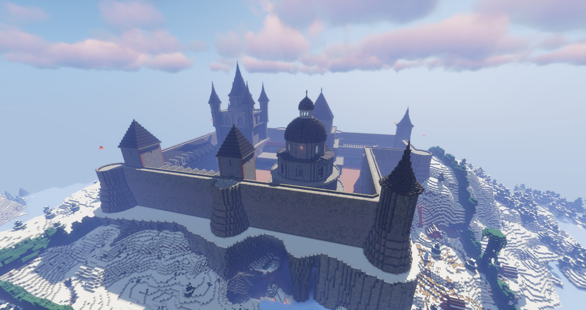Medieval Castle Fortress Minecraft Map
