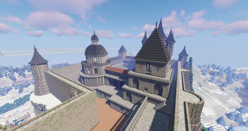 Medieval Castle Fortress Minecraft Map