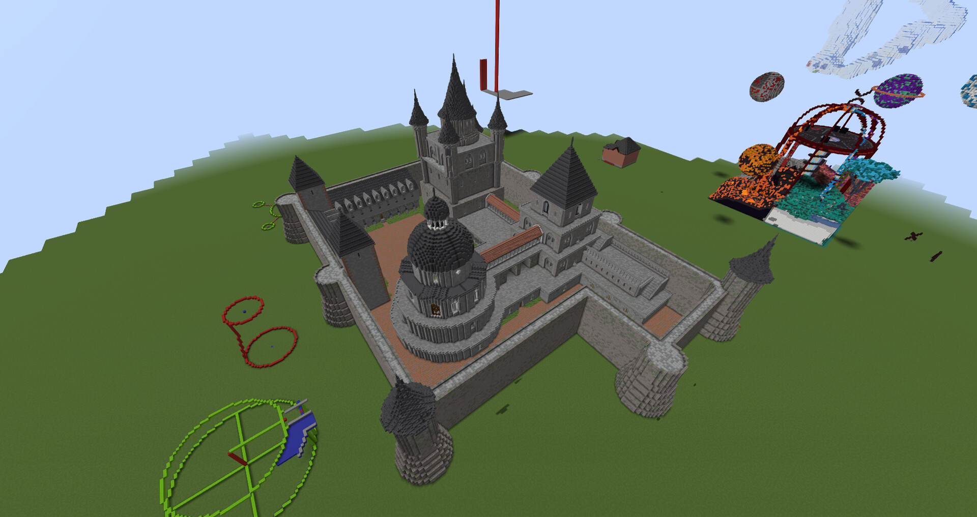 Medieval Castle Fortress Minecraft Map