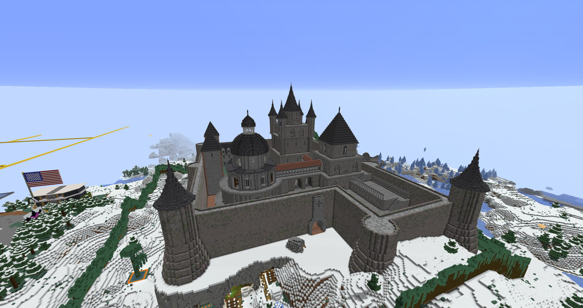 Medieval Castle Fortress Minecraft Map