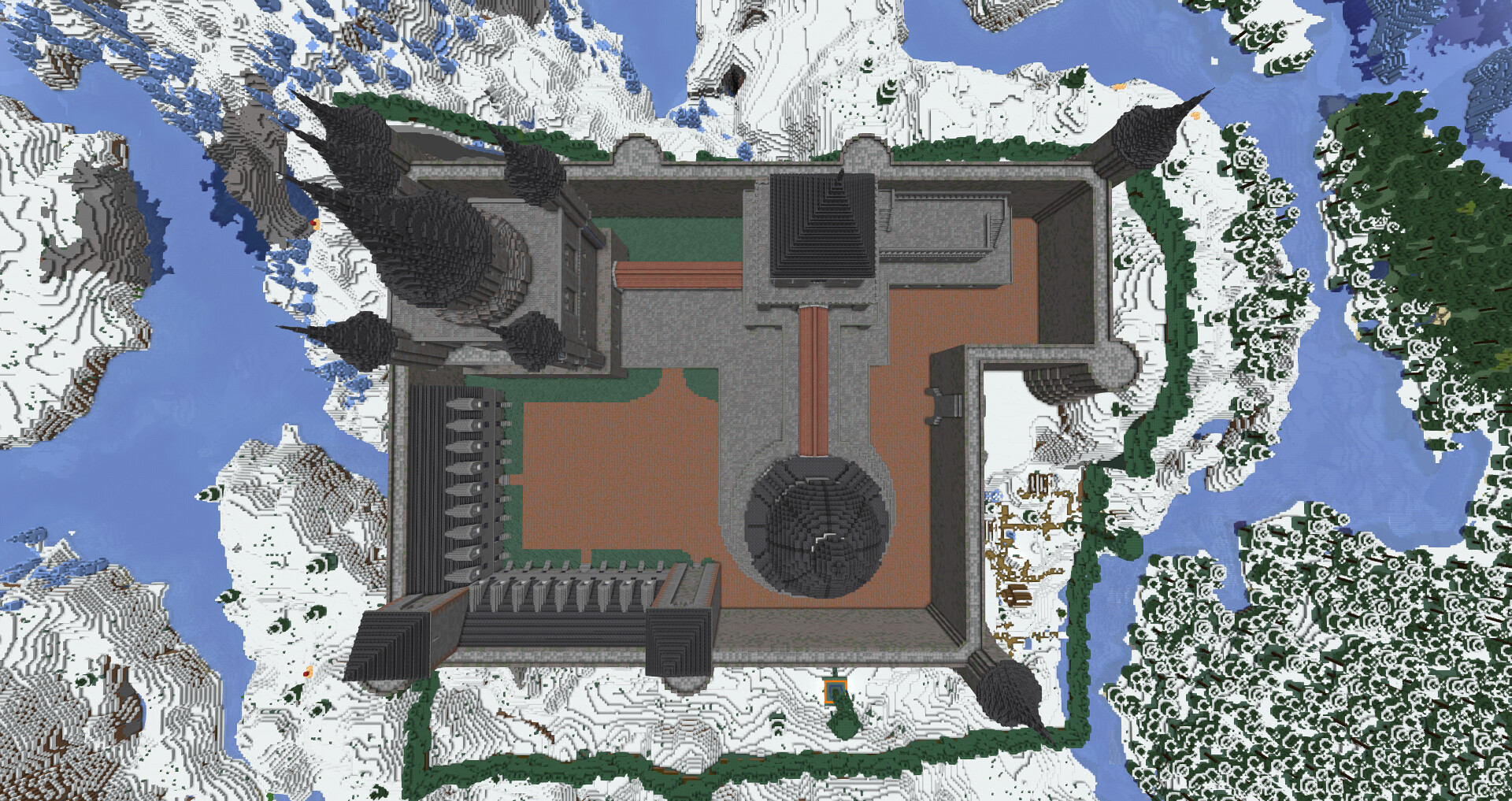 Medieval Castle Fortress Minecraft Map