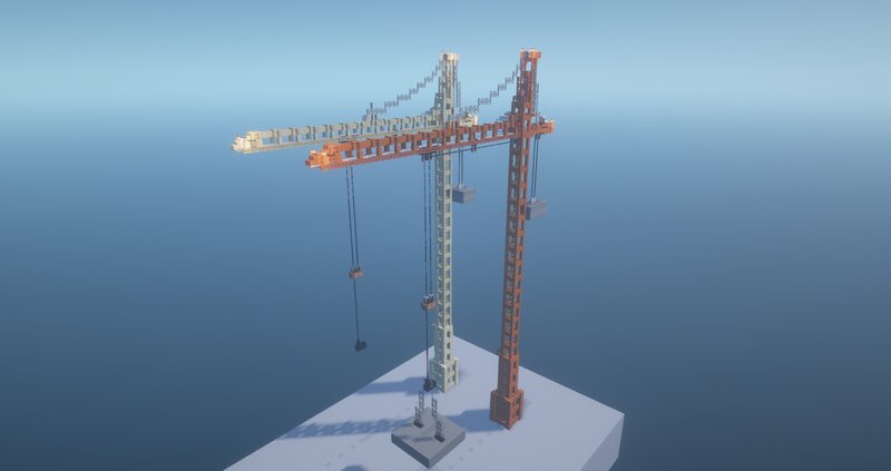 Two Tower Cranes (Download) Minecraft Map