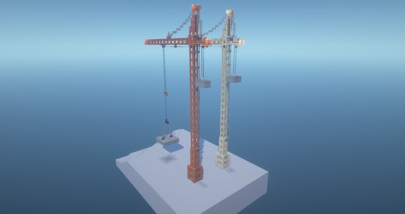 Two Tower Cranes (Download) Minecraft Map