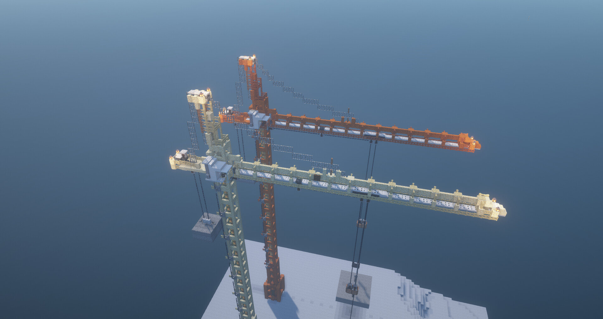 Two Tower Cranes (Download) Minecraft Map