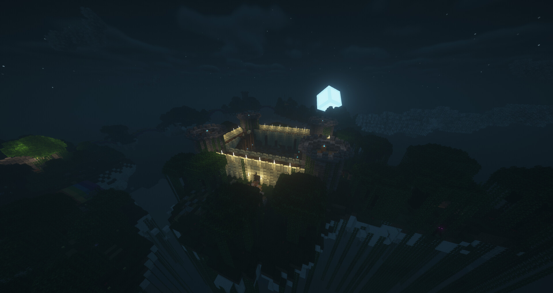 Jack and the Beanstalk Cloud Islands Minecraft Map