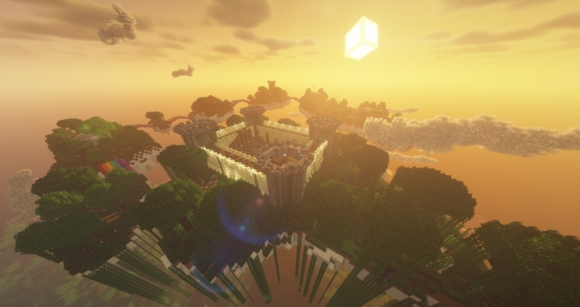 Jack and the Beanstalk Cloud Islands Minecraft Map