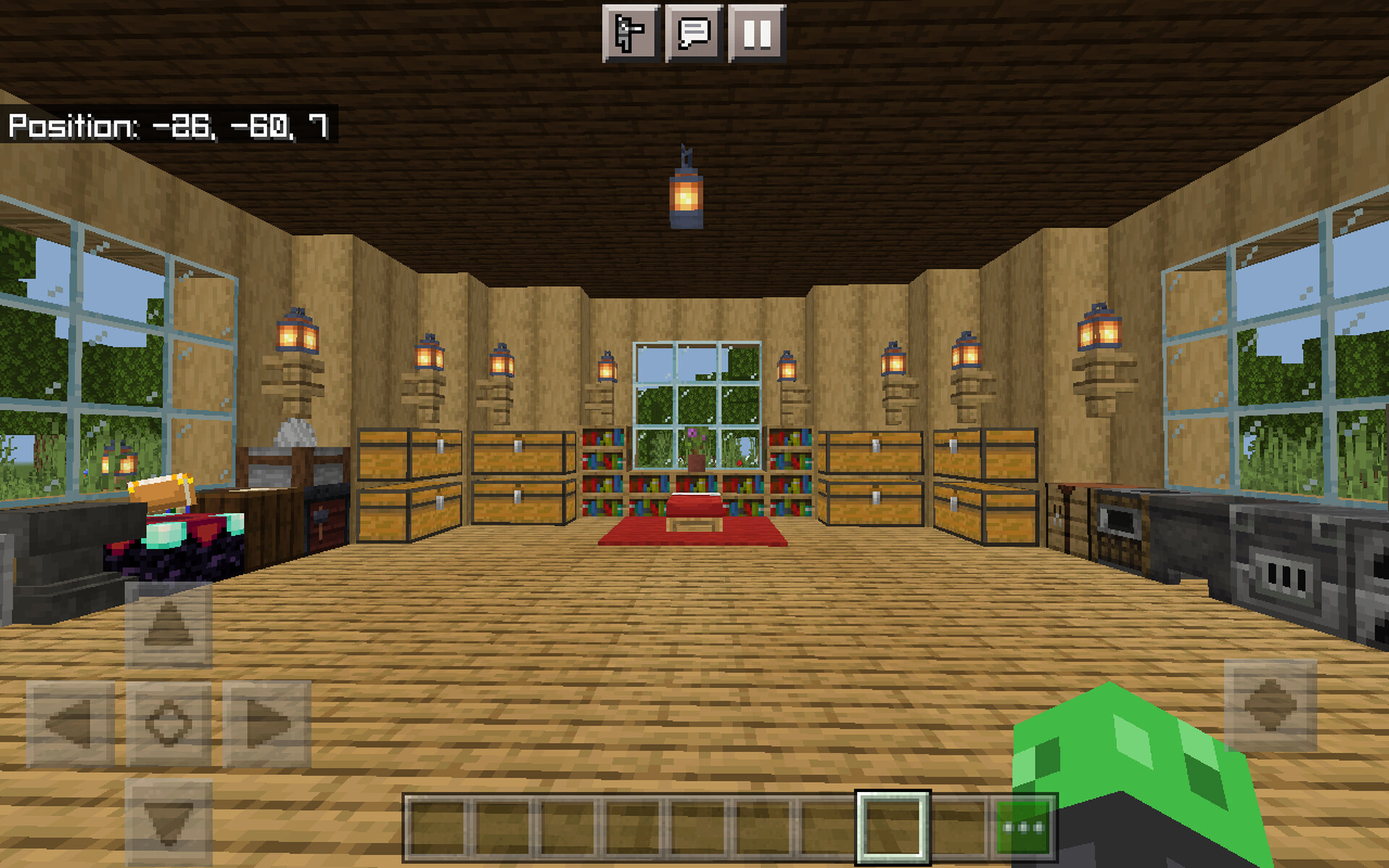 House in a forest build by darkmazeblox. Minecraft Map