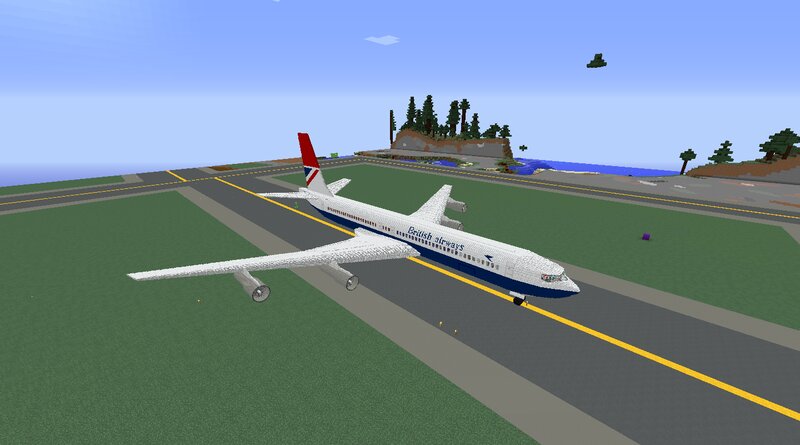 Boeing 707 (little tiles) Minecraft Map