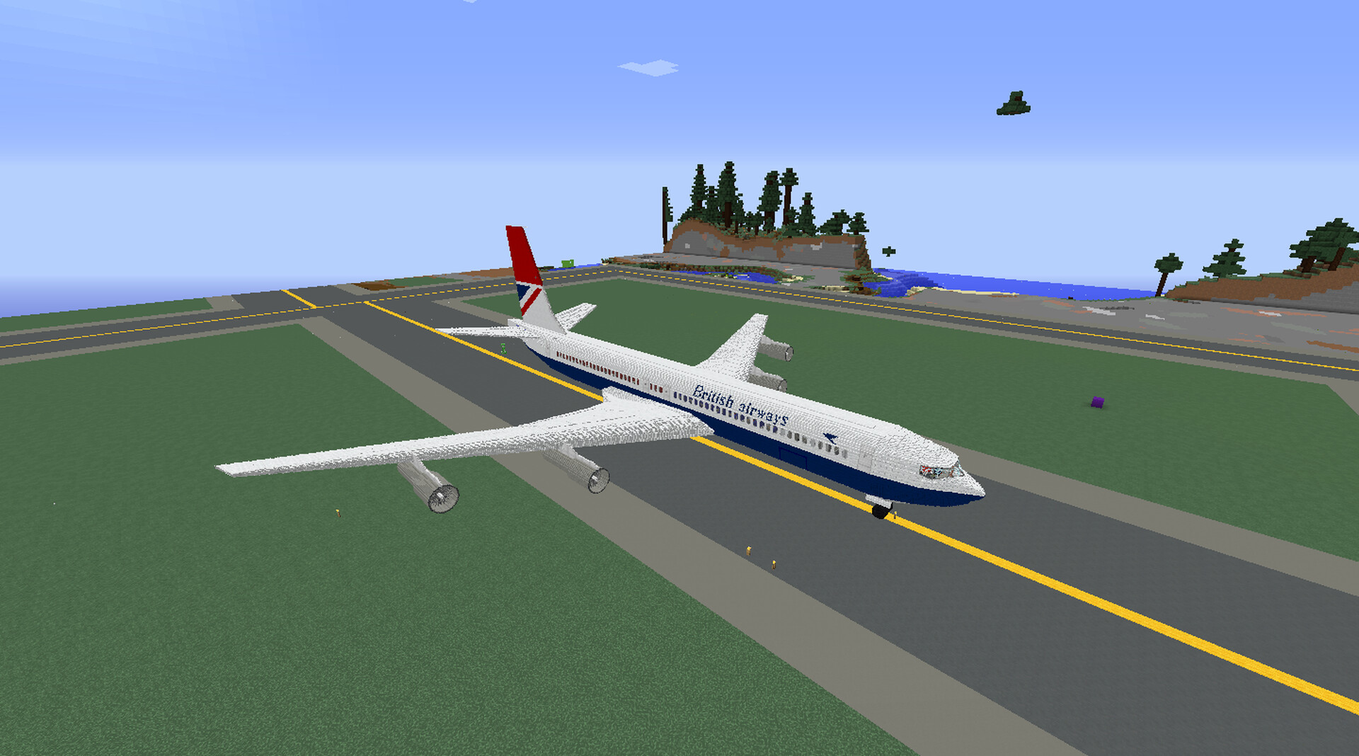 Boeing 707 (little tiles) Minecraft Map