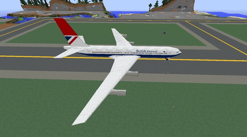 Boeing 707 (little tiles) Minecraft Map