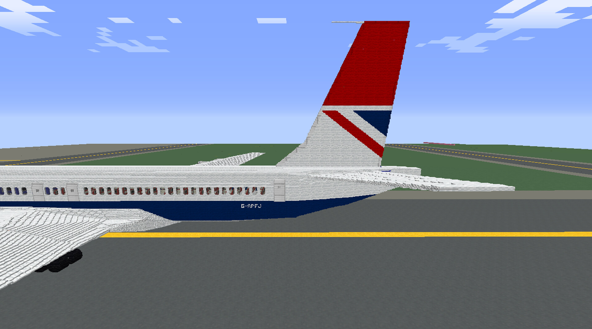 Boeing 707 (little tiles) Minecraft Map