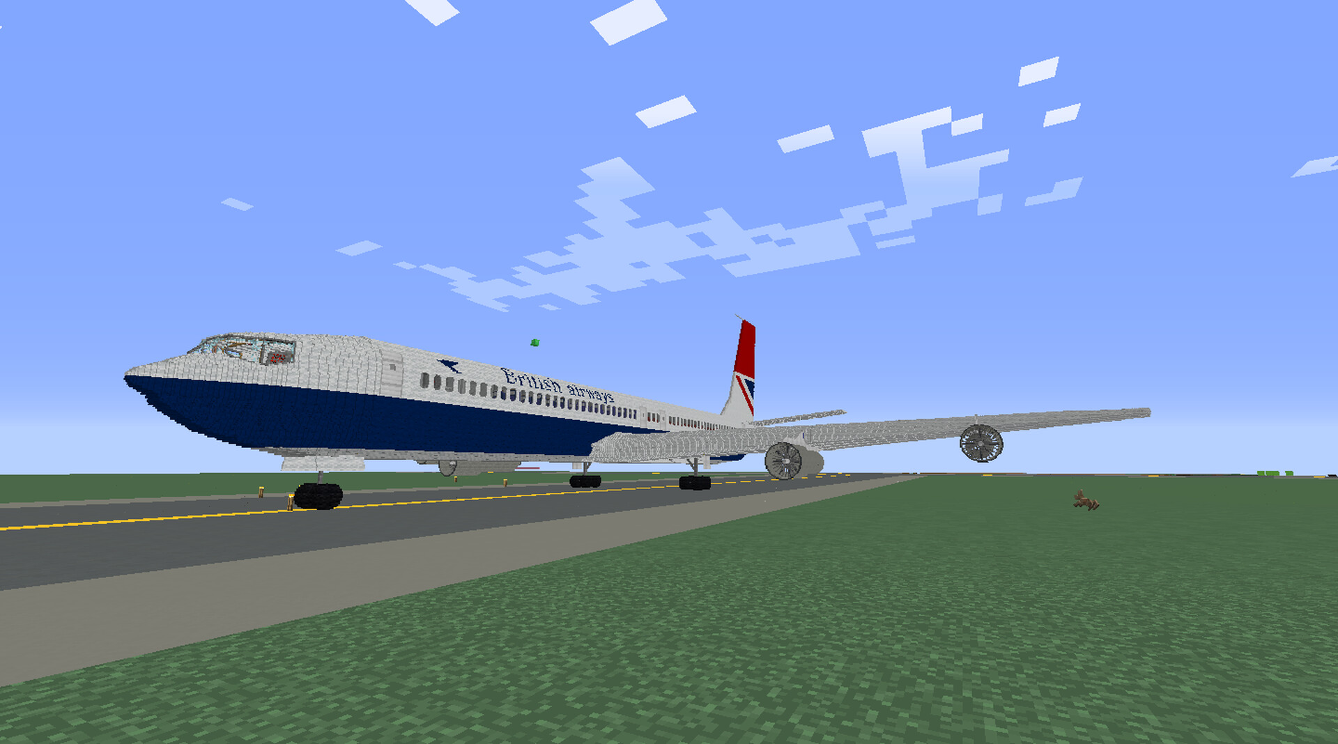 Boeing 707 (little tiles) Minecraft Map
