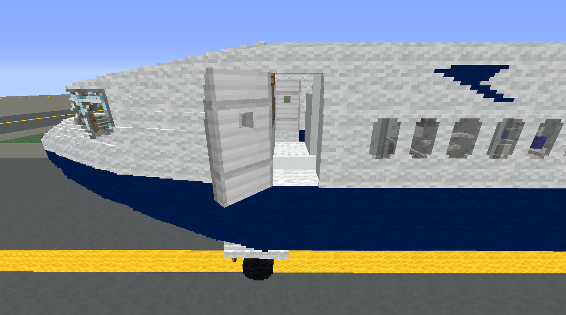 Boeing 707 (little tiles) Minecraft Map